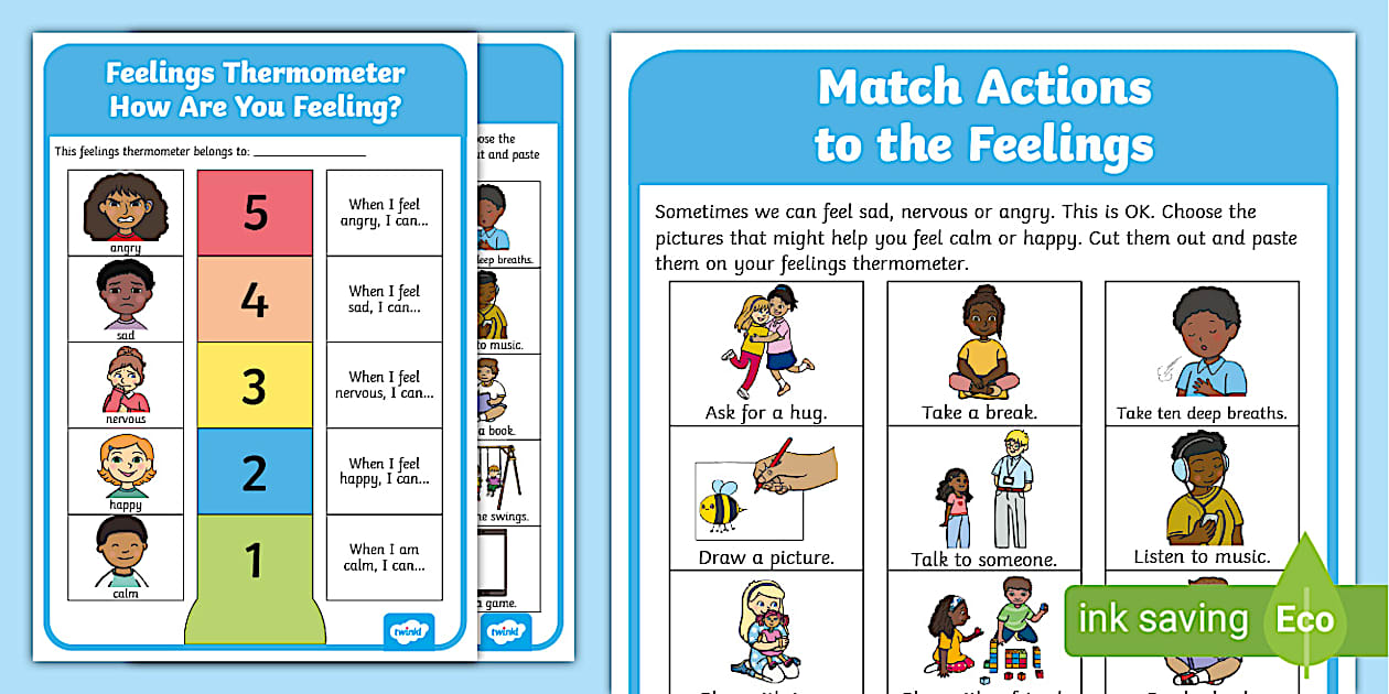 Feelings Thermometer - Emotional Intensity Chart | Australia