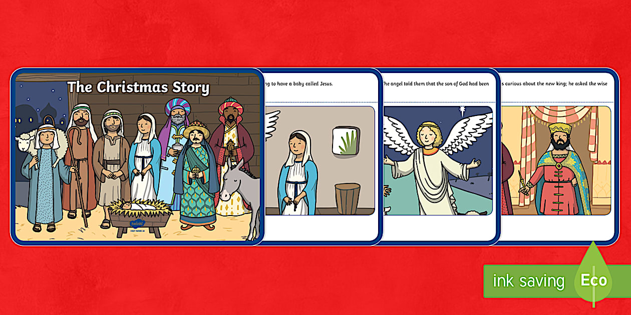 Editable Christmas Aistear The Christmas Story - Twinkl