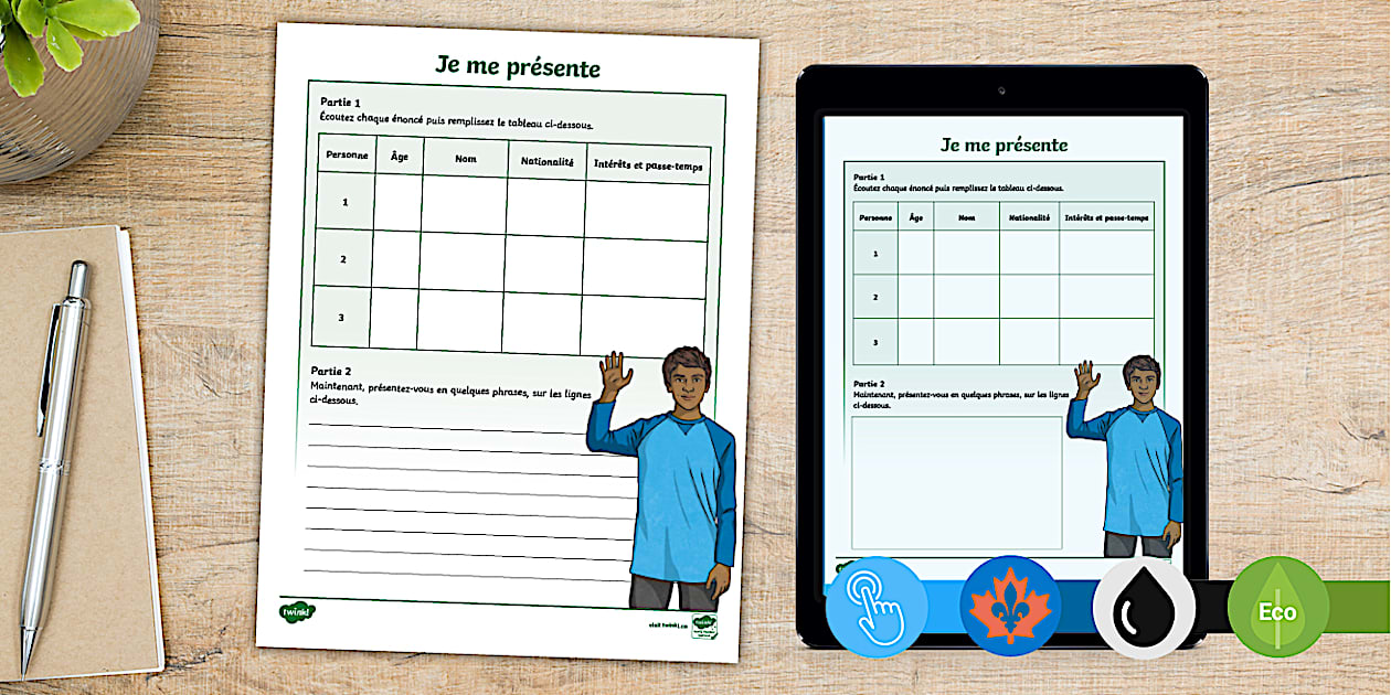 Getting To Know You Role Play Authentic Speaking Activity French