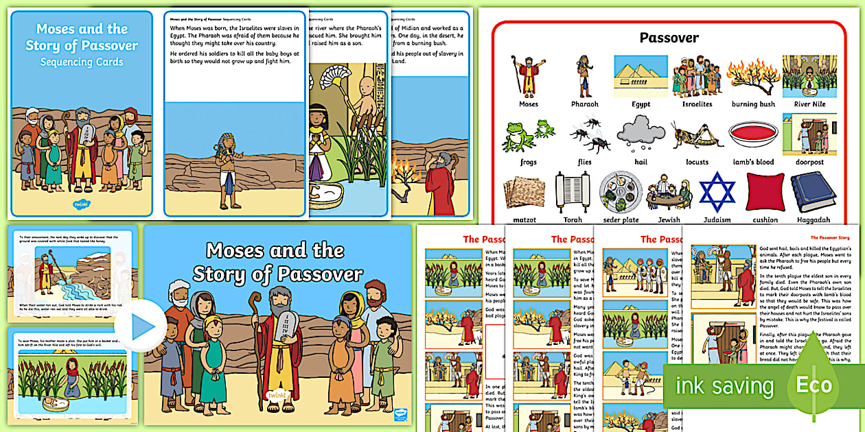 Moses and the Story of Passover Resource Pack - Twinkl