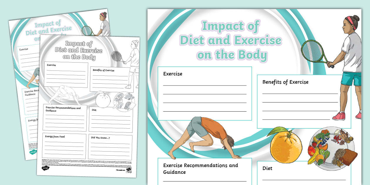 Impact of Diet and Exercise on the Body Fact File Template