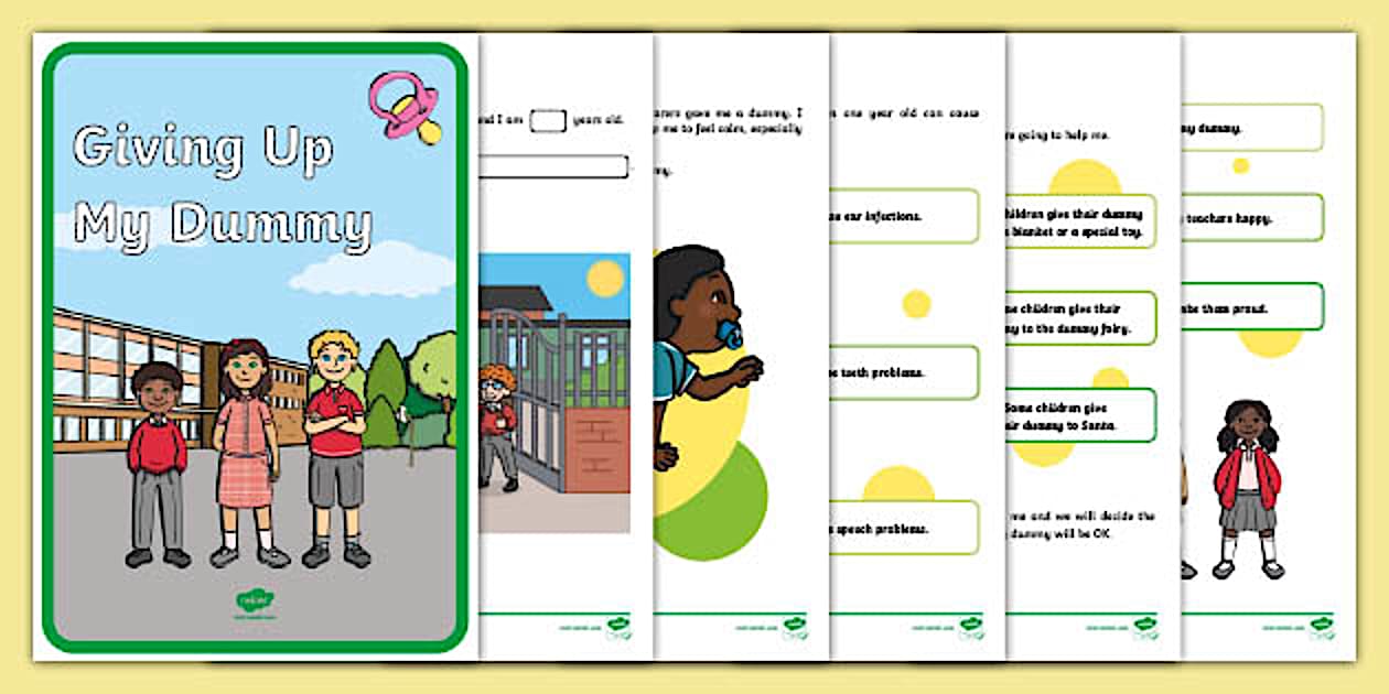 Giving Up My Dummy Social Situation (teacher made) - Twinkl