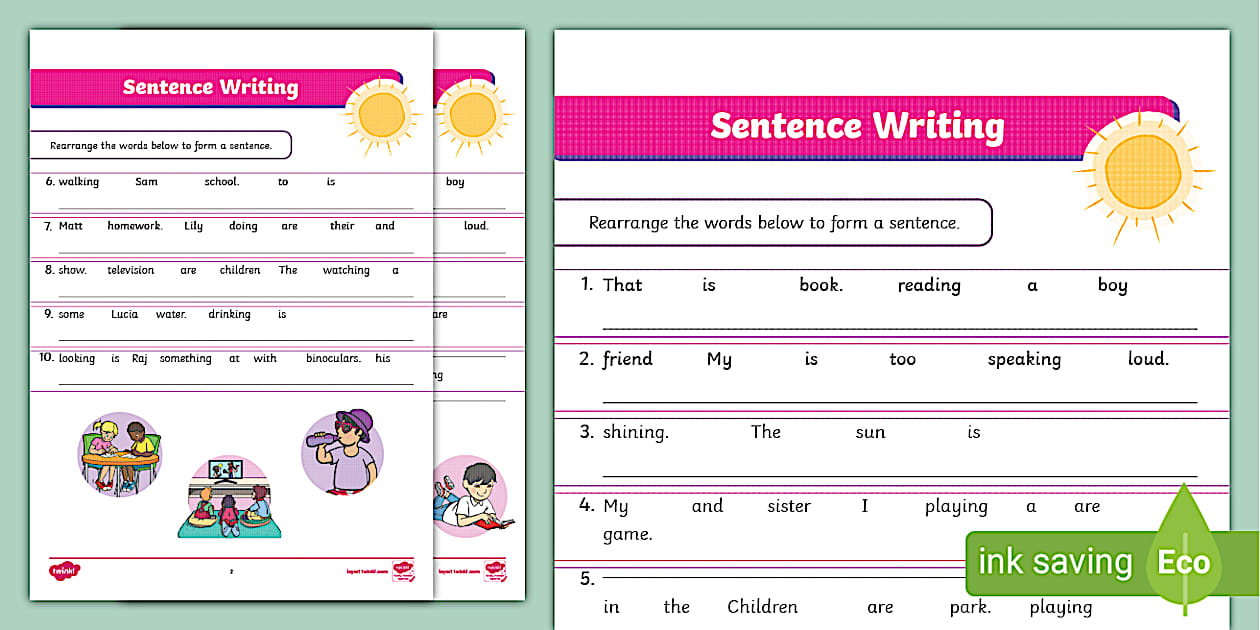 Present Continuous Tense Worksheet (teacher made) - Twinkl