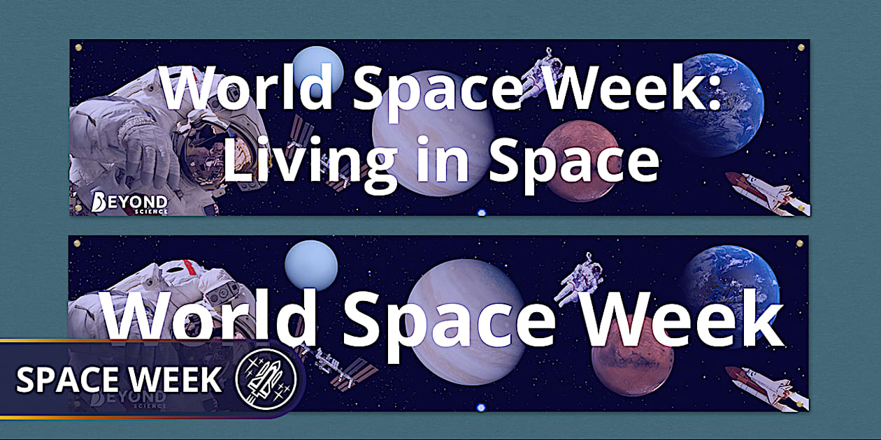 World Space Week Banner | 2025 | Beyond Science