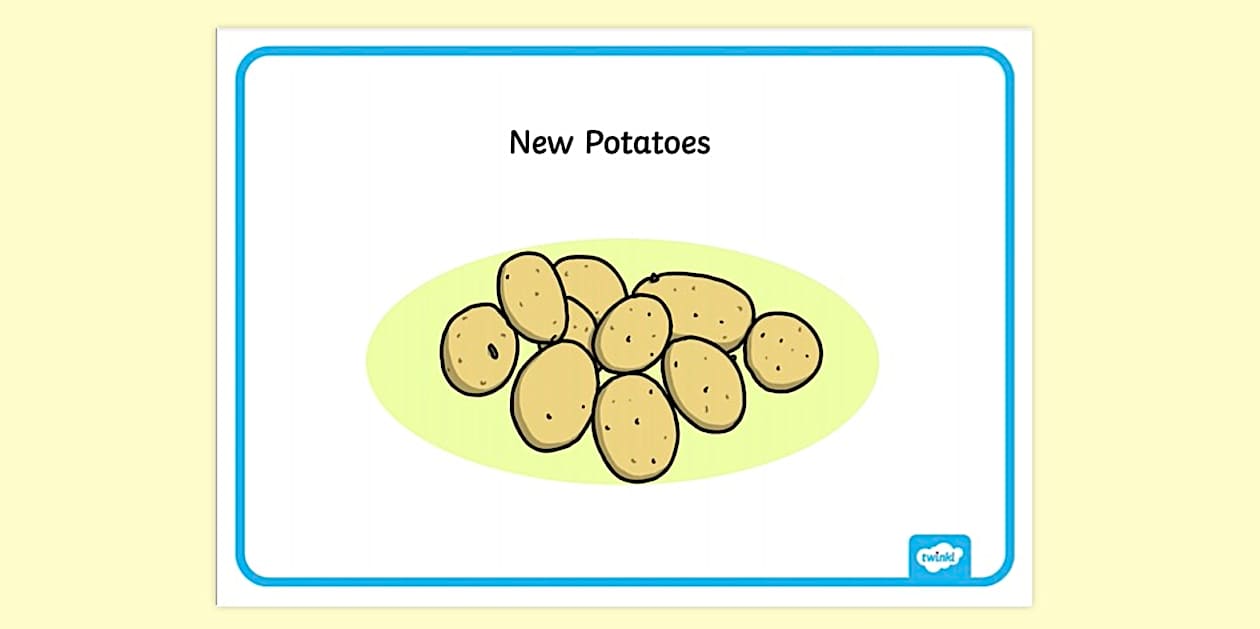 New Potatoes Poster | Display Posters | Primary Resources