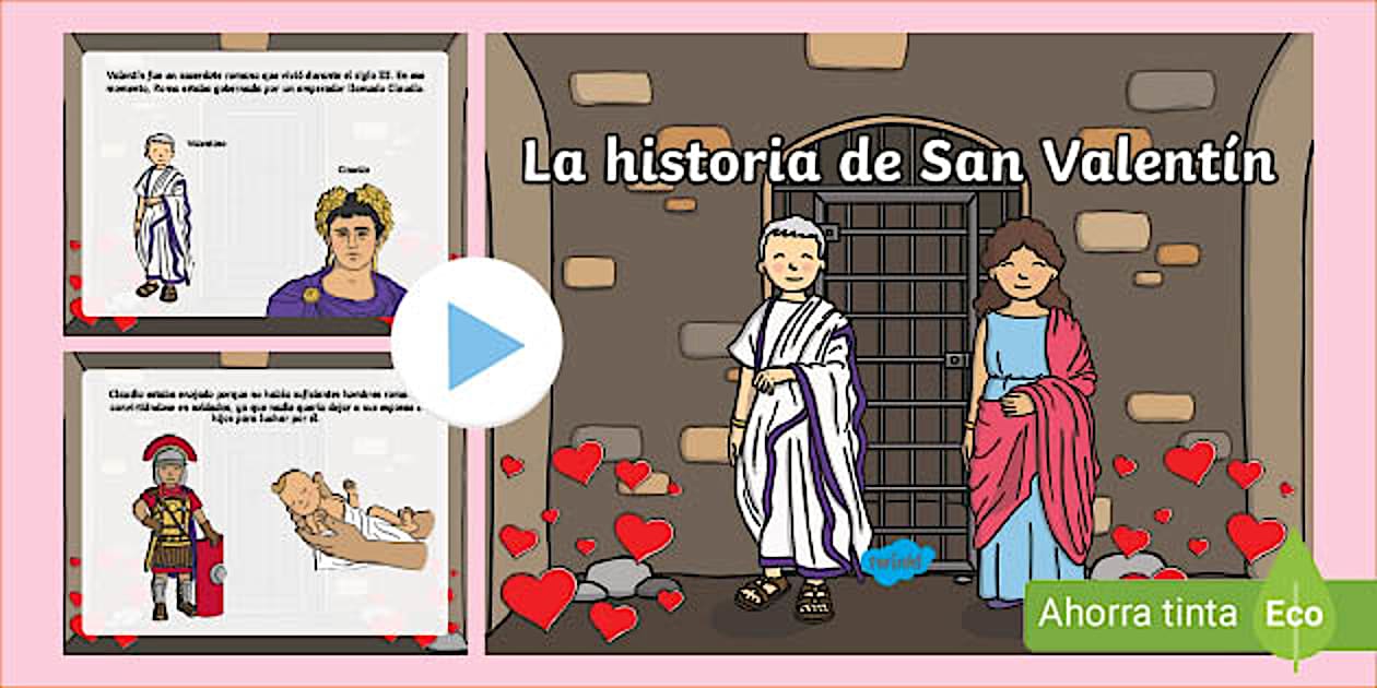 PowerPoint: La historia de San Valentín - Twinkl