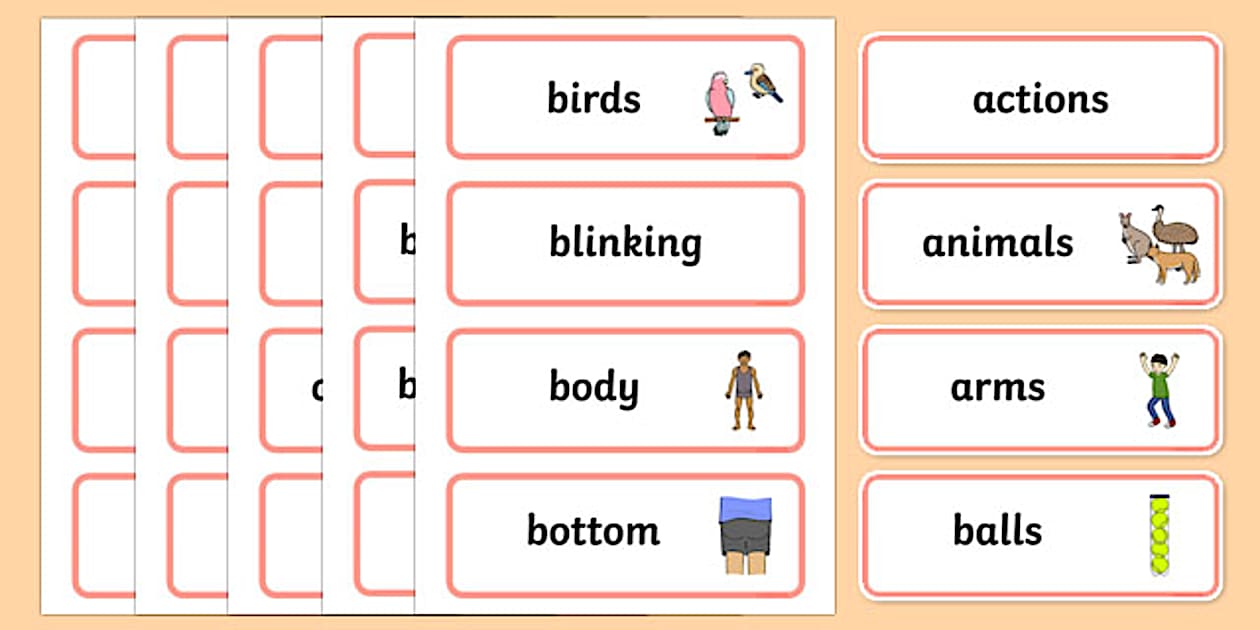 On the Move Word Wall Display Cards (Teacher-Made) - Twinkl