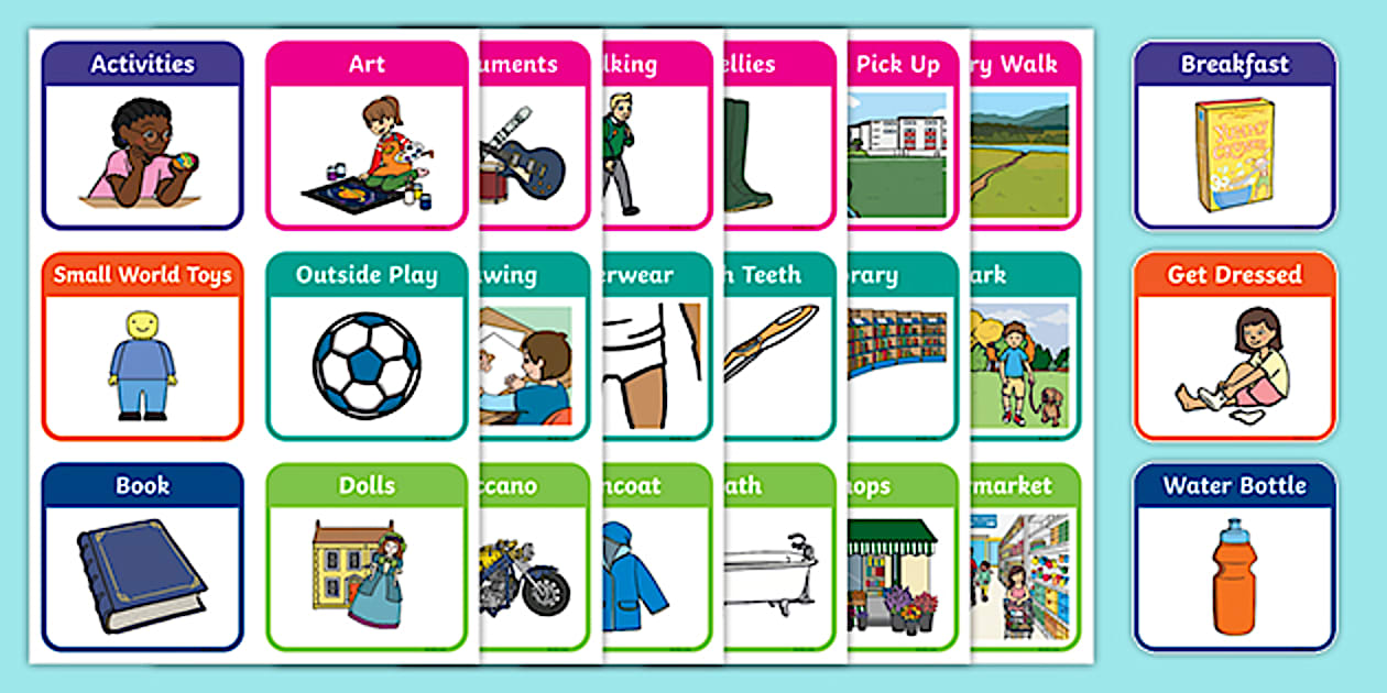 Home Visual Timetable (teacher made) - Twinkl