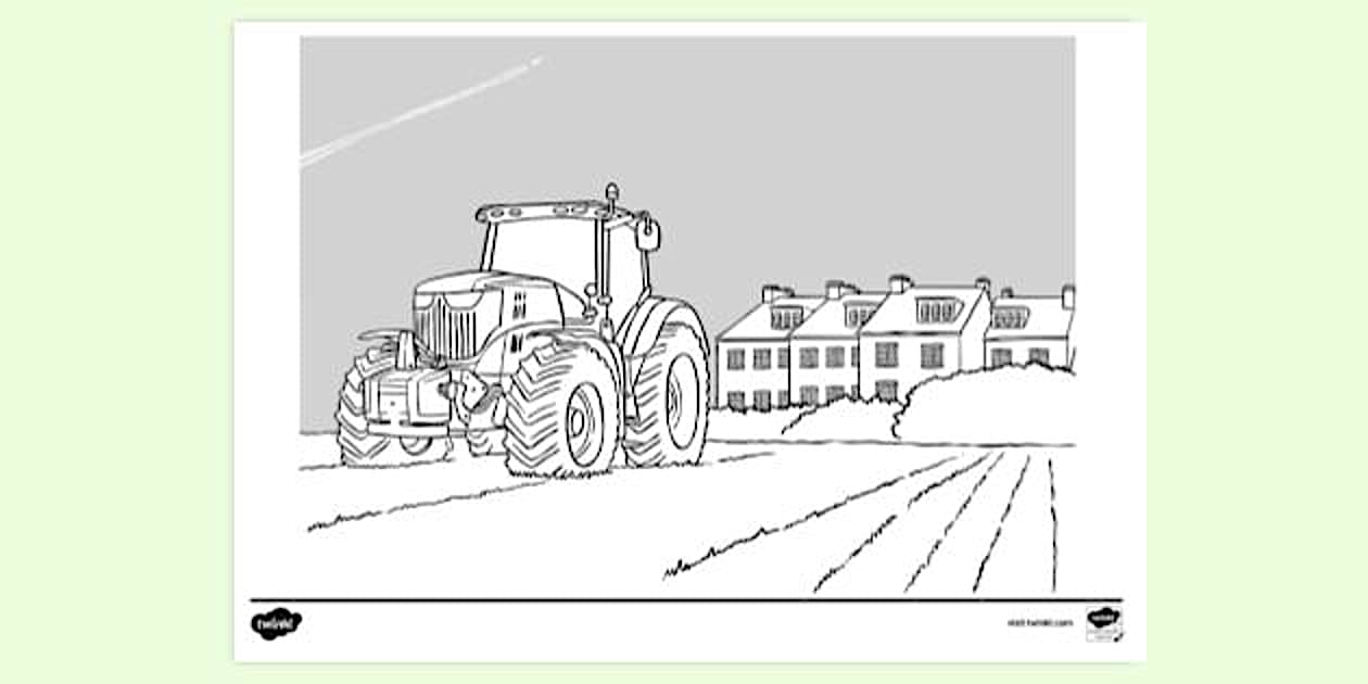 Land Use Colouring Sheet | Colouring Sheets (teacher made)