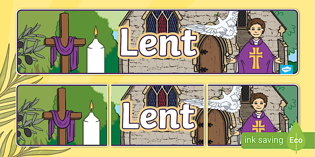 Lent Display Banner – Christianity – Twinkl Resources