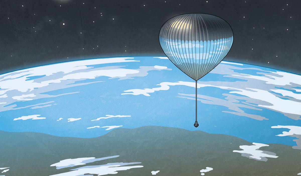 space balloon trip