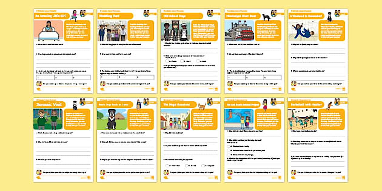 Level 5 Reading Comprehension Weeks 11-20 - KS1 - Twinkl