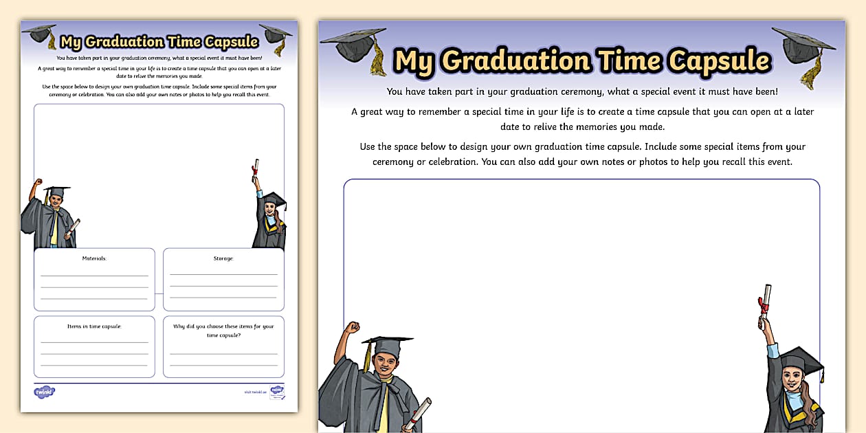 Graduation Time Capsule (teacher made) - Twinkl