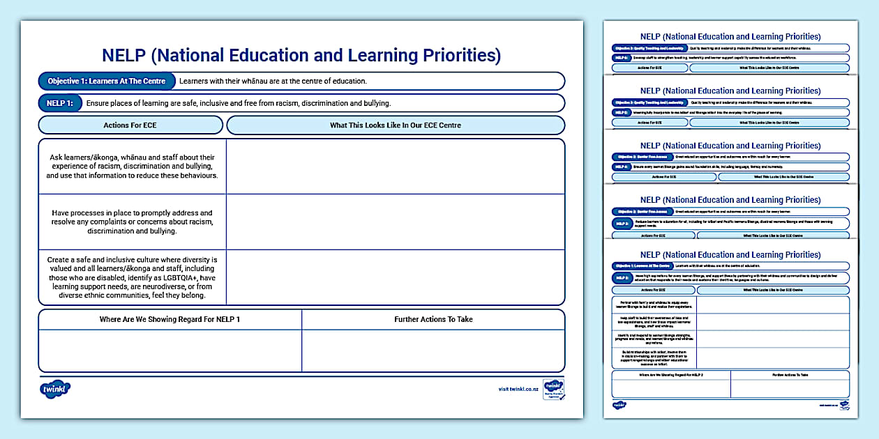 NELP (National Education and Learning Priorities) Planning ECE