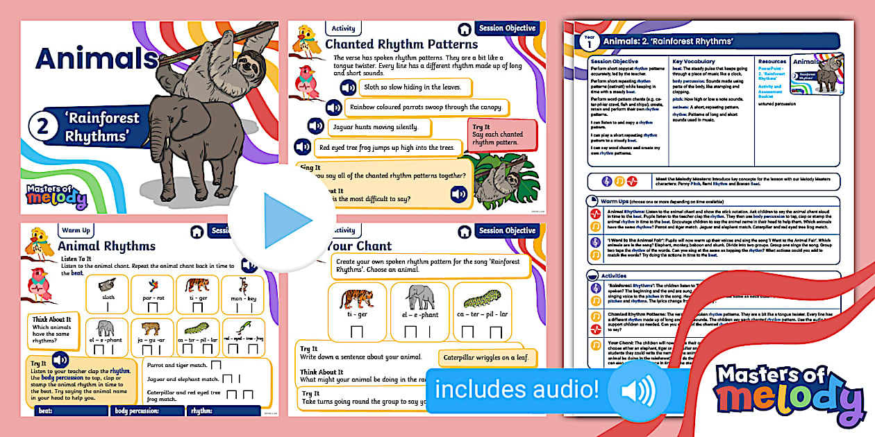 👉 Year 1 Animals - Session 2 (teacher made) - Twinkl