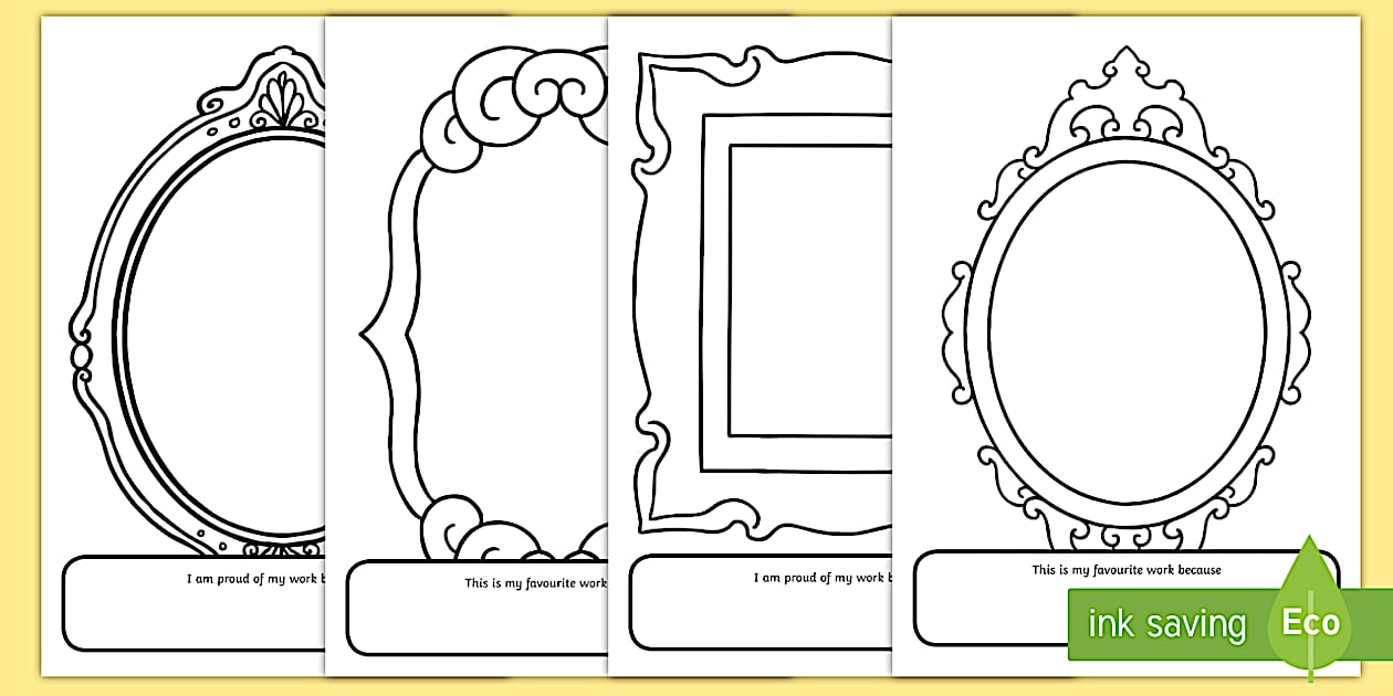 Work Description Picture Frames (Hecho por educadores)