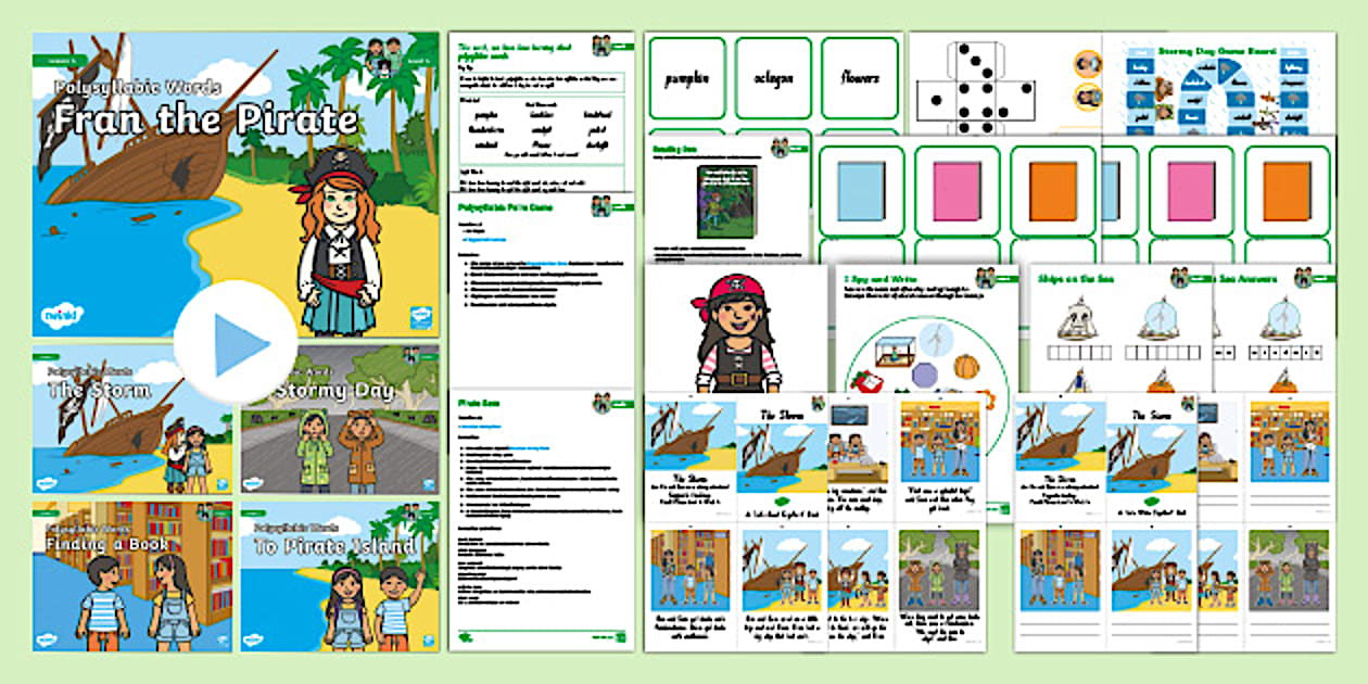 Polysyllabic Words Level 4 Week 4 Weekly Lesson Pack