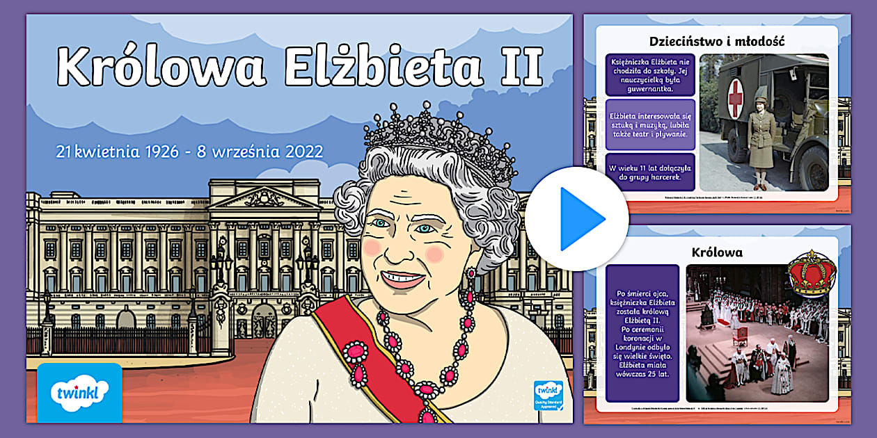 Królowa Elżbieta II | Prezentacja PowerPoint - Twinkl