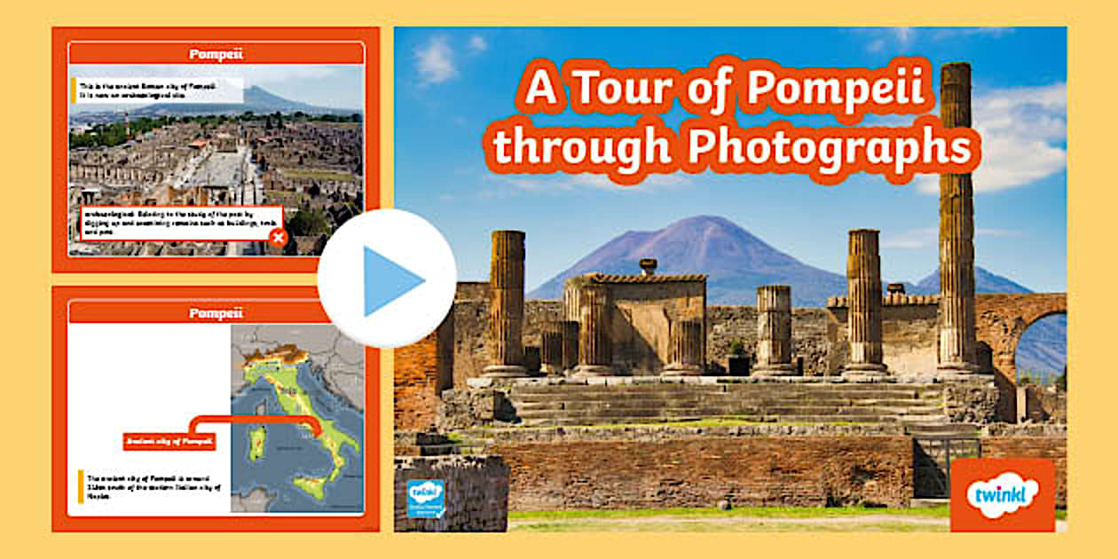 Pompeii KS2 Information PowerPoint - Teaching Resource