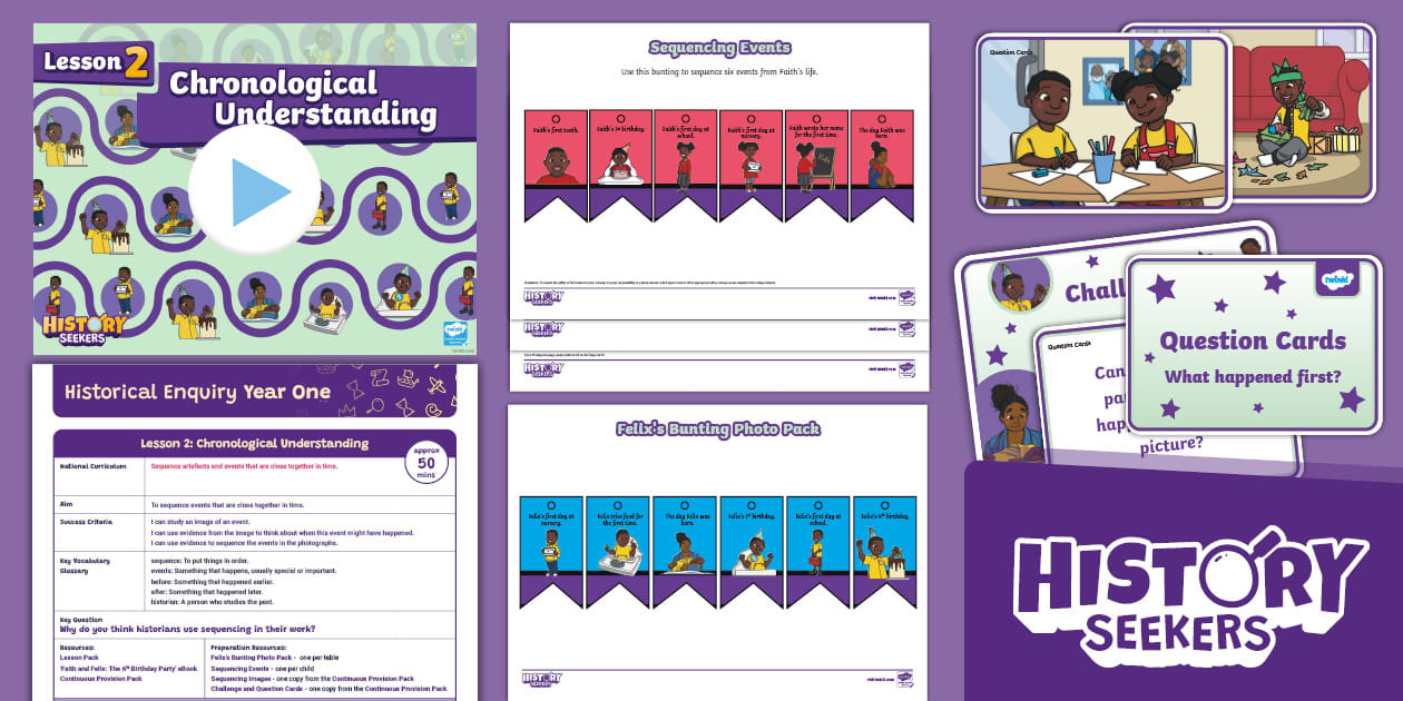 History Seekers: KS1: Historical Enquiry: Lesson 2 - Twinkl