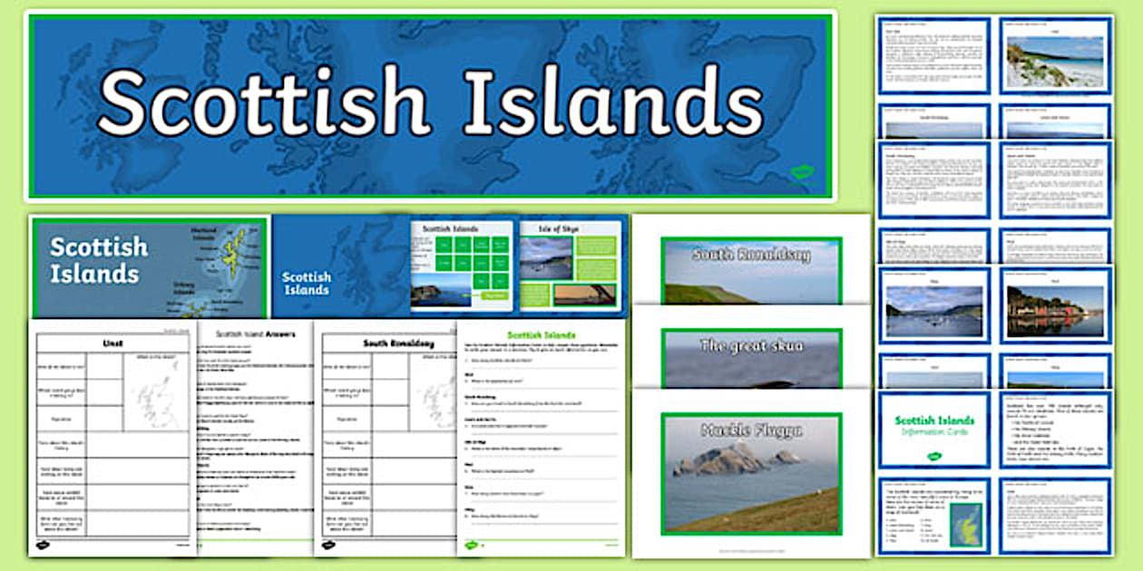 Scottish Islands Activity Pack (teacher made) - Twinkl