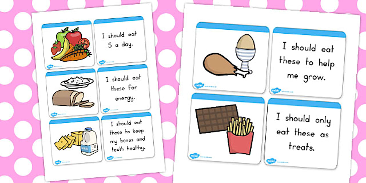 Food Group Matching Cards (teacher made) - Twinkl