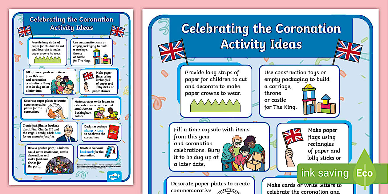 Celebrating the Coronation Activities Ideas | Twinkl