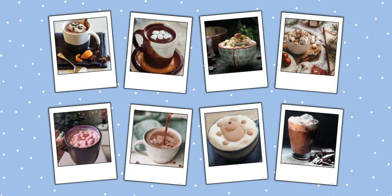 Hot Chocolate Instant Photo Style Display Images - Twinkl