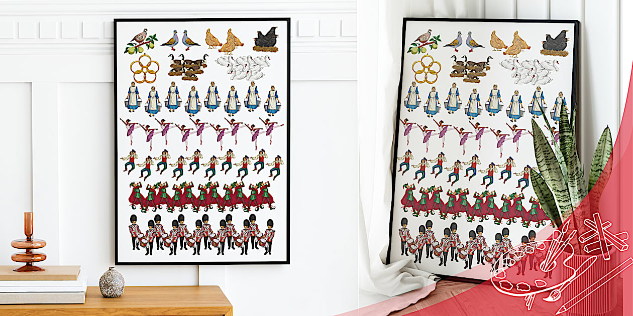 12 Days of Christmas Poster | Twinkl Art Gallery - Twinkl