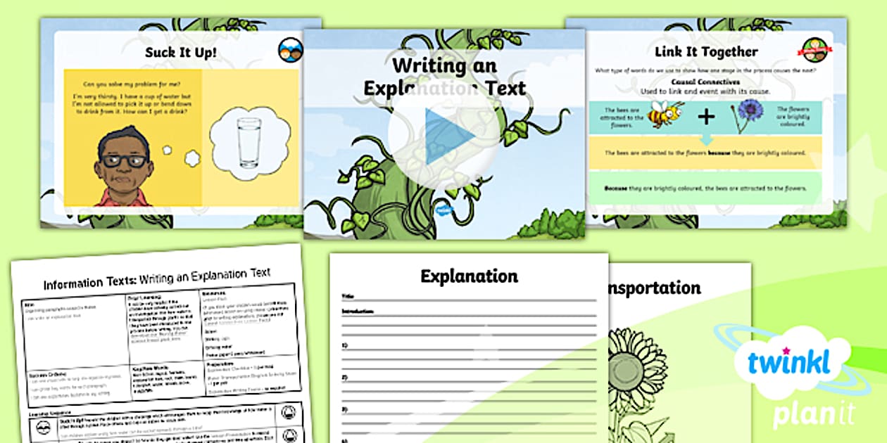 Plants: Jack and the Beanstalk: Information Texts 3 Y3 Lesson Pack