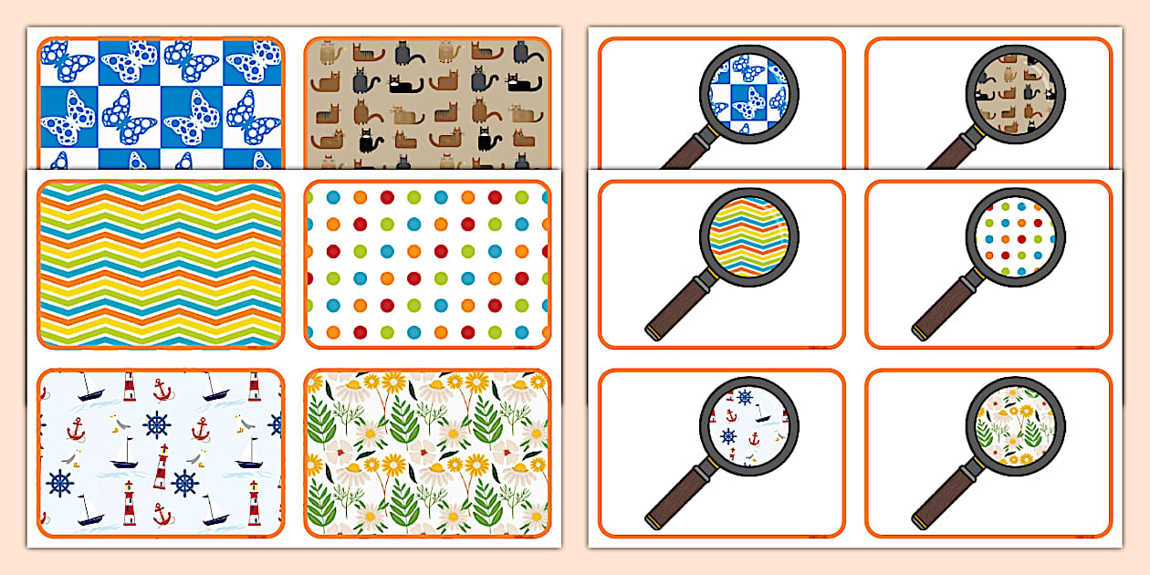 👉 Repeated Patterns Matching Activity (teacher made)
