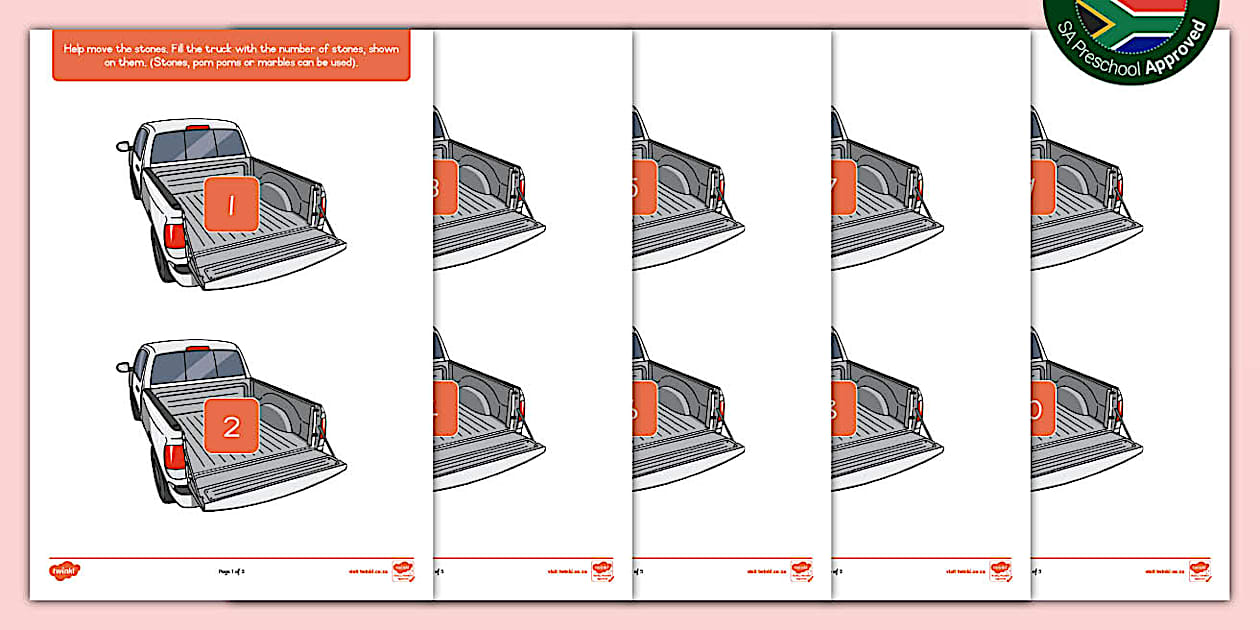 Preschool: STEM - Fill the Truck