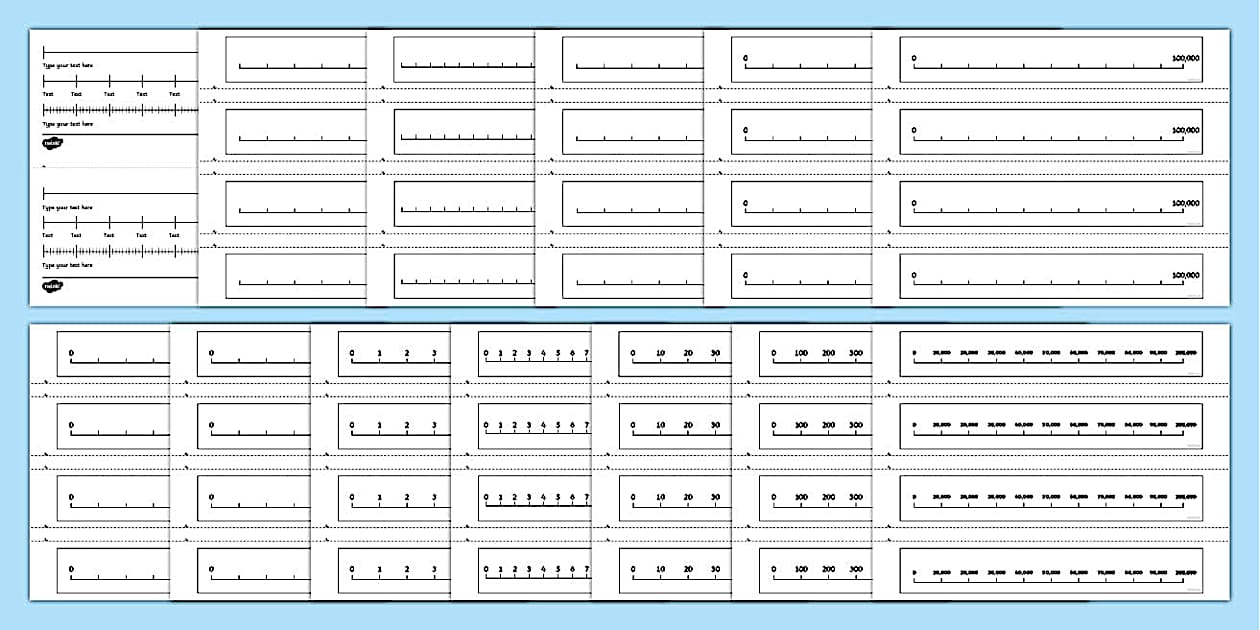 Number Line Worksheets PDF | Math Resources | Twinkl