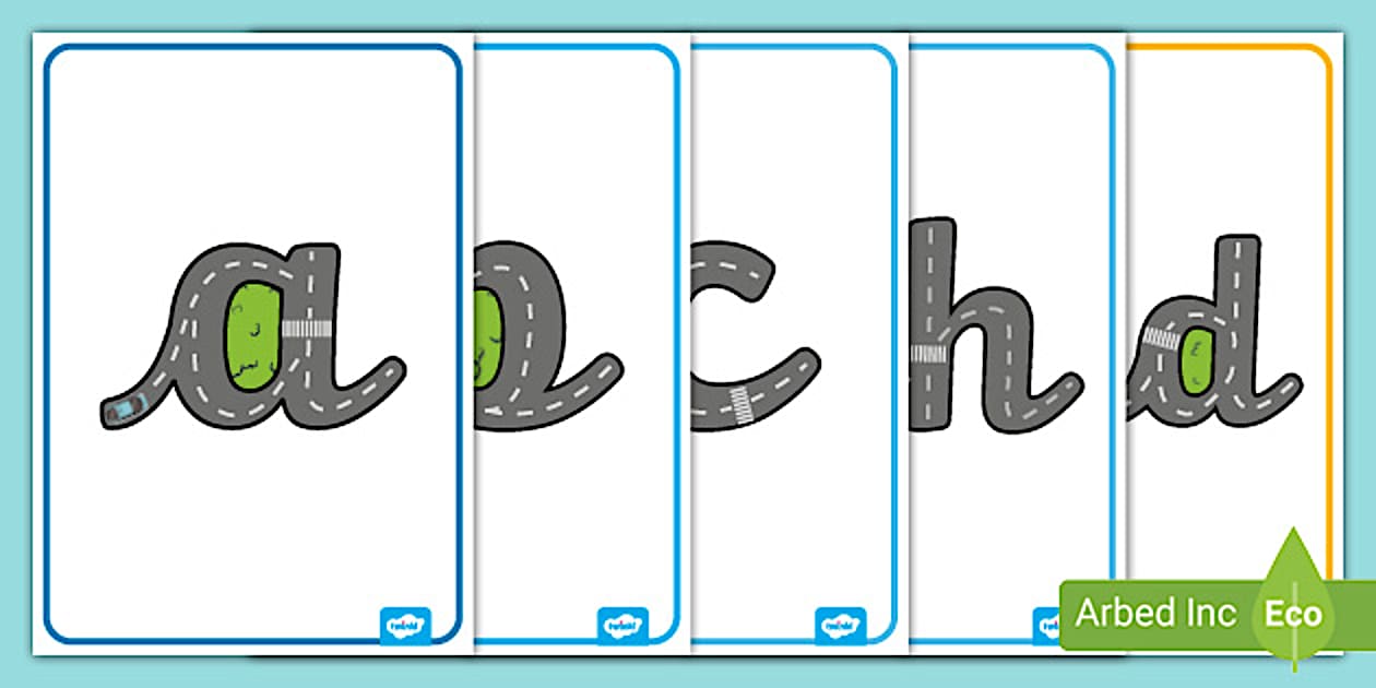 Ffurfio Llythrennau Clwm ar y Ffordd (teacher made) - Twinkl