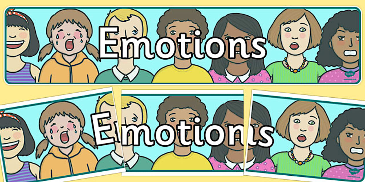 Emotions Display Banner - Twinkl Resources - Twinkl