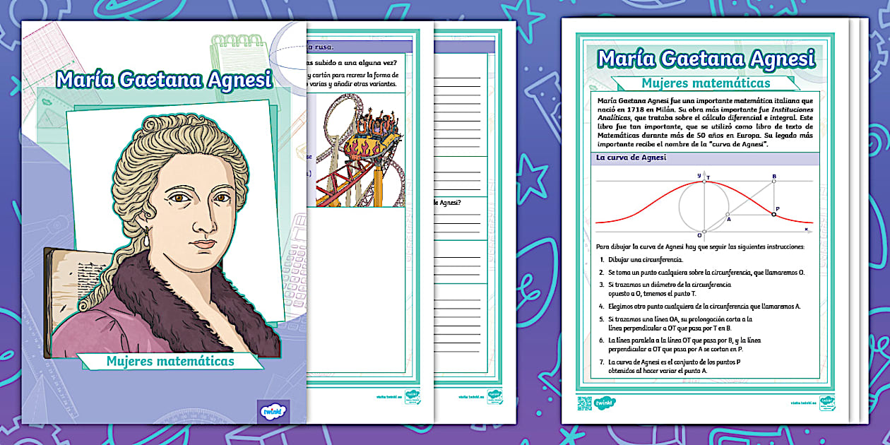 Juego STEM: María Gaetana Agnesi - Mujeres matemáticas