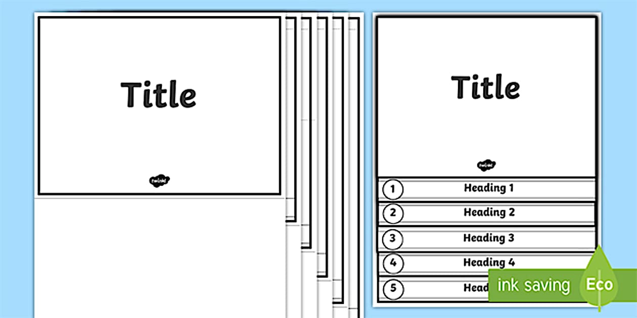 Printable Flip Book Template | Resource | Twinkl USA
