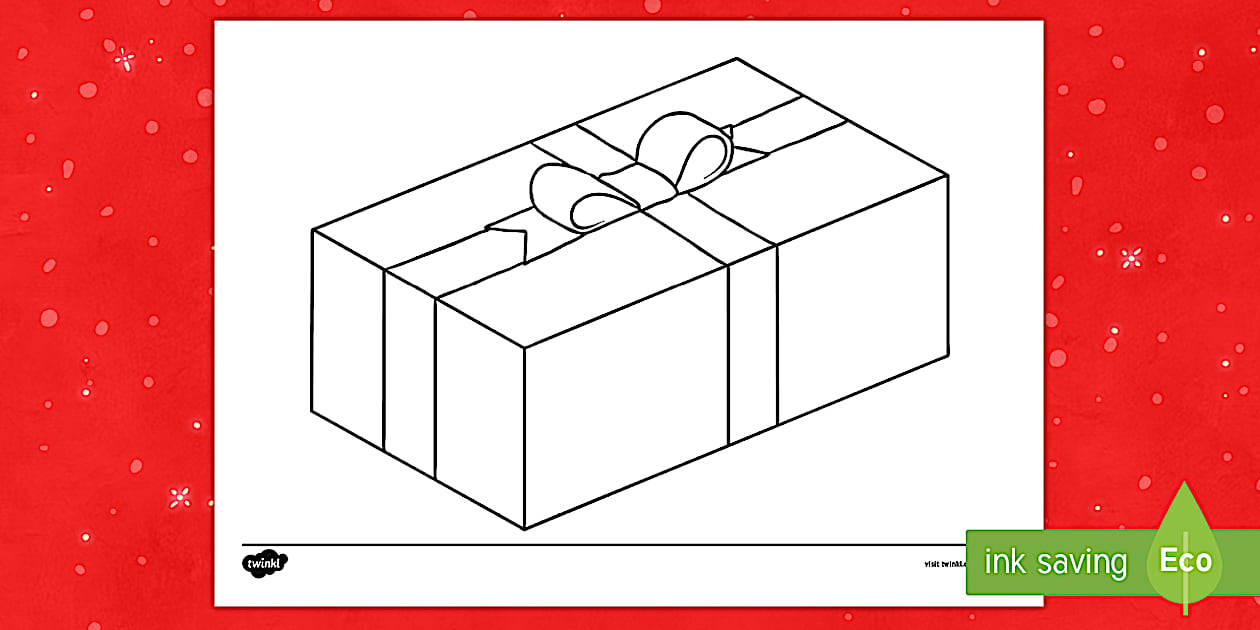 Christmas Present Template - EYLF - Events (teacher made)