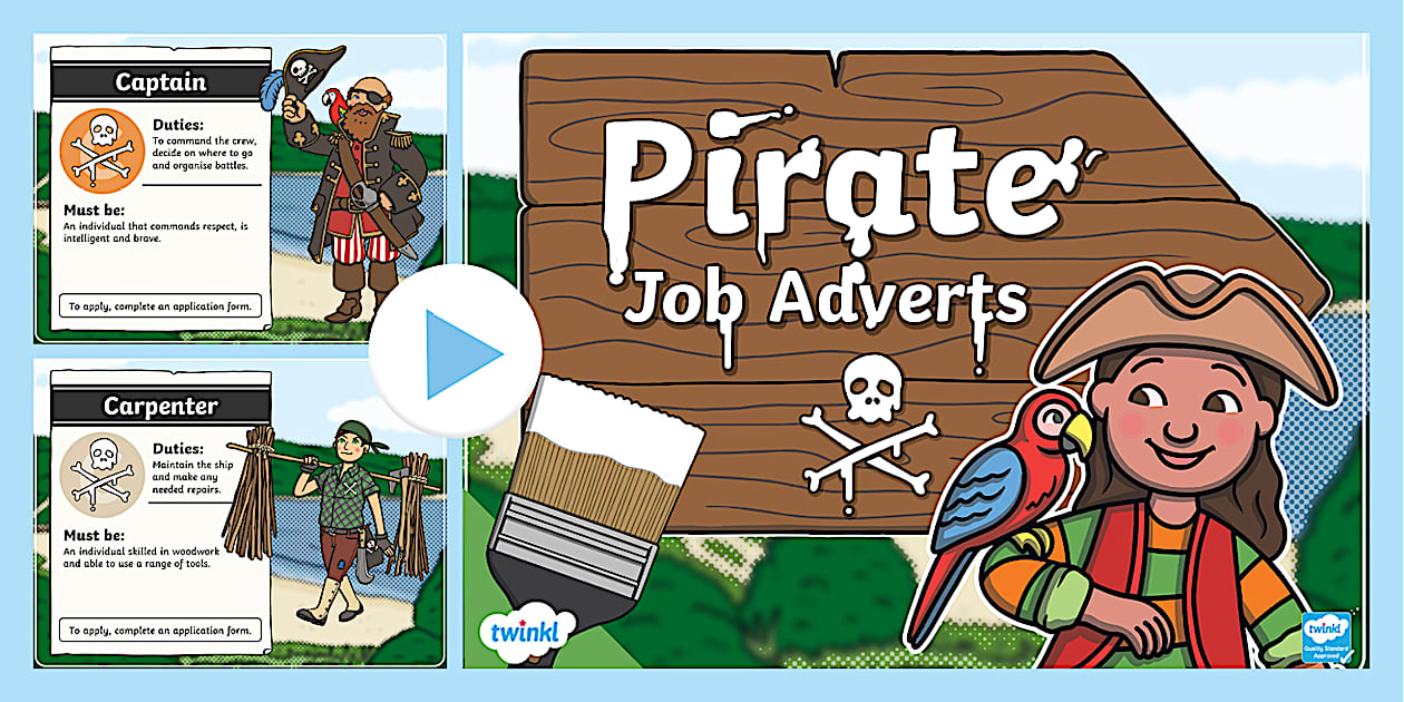 Pirate Job Adverts Activity Pack (teacher made) - Twinkl