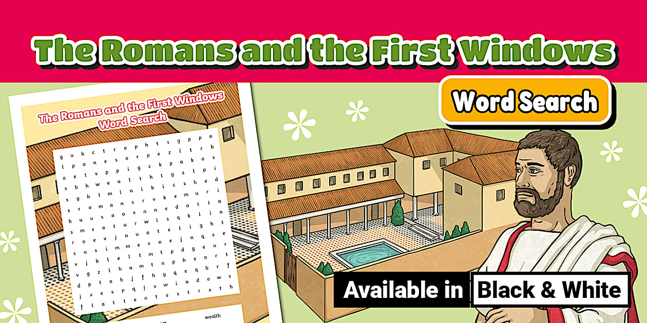 The Romans and the First Windows Word Search