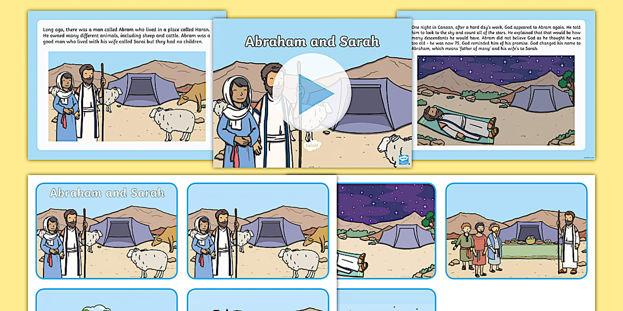 CfE Early Level The Story of Abraham and Sarah Resource Pack