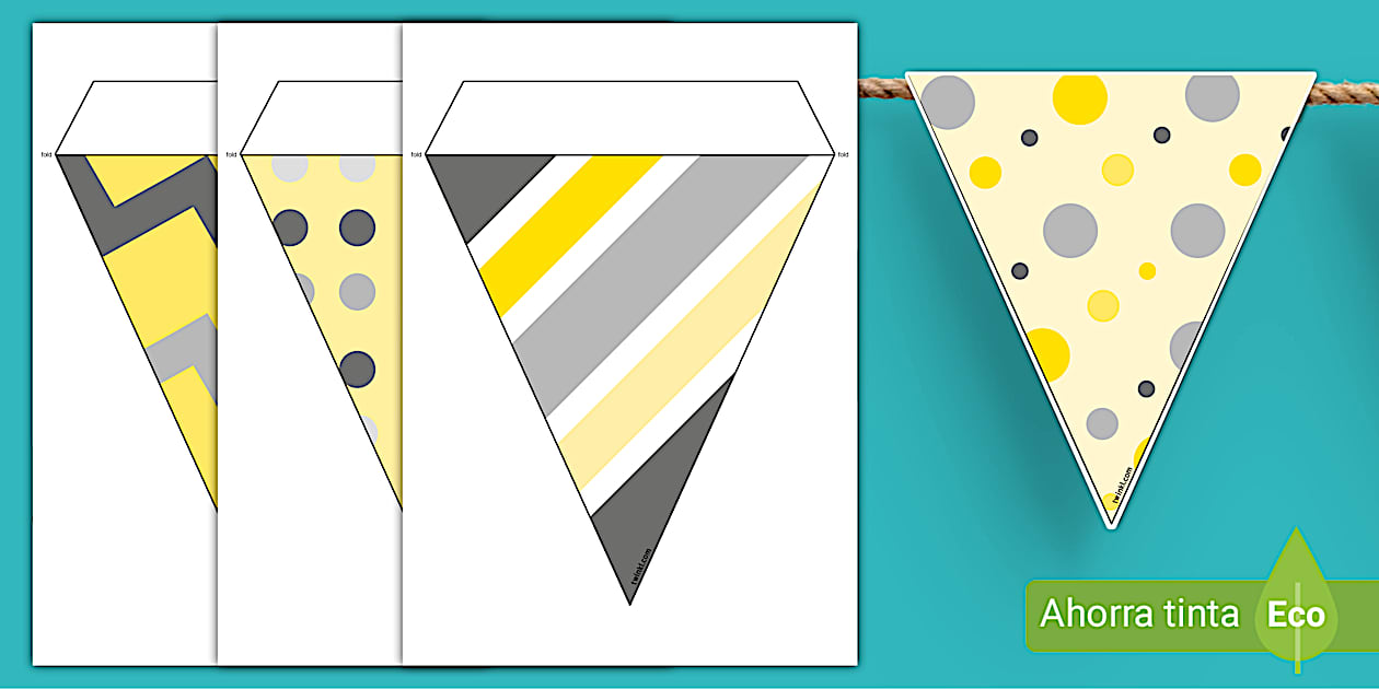 Pack de banderitas de decoración de jardín (teacher made)