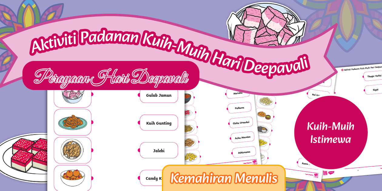 Aktiviti Padanan Kuih-Muih Hari Deepavali