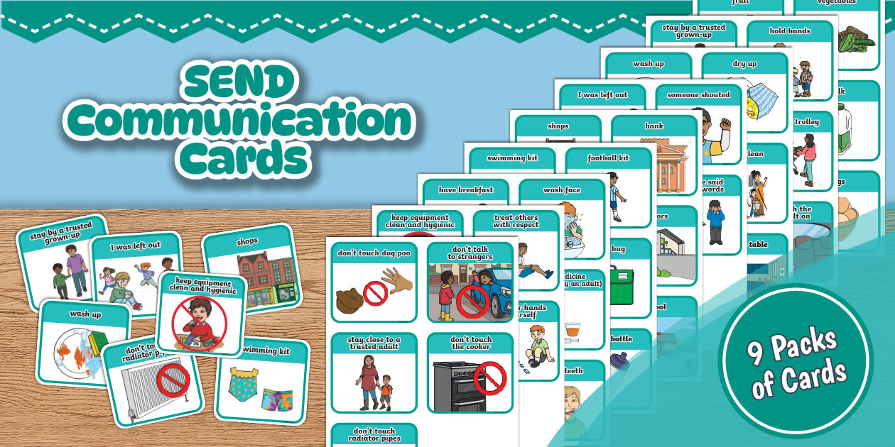 SEND Communication Cards for Learners