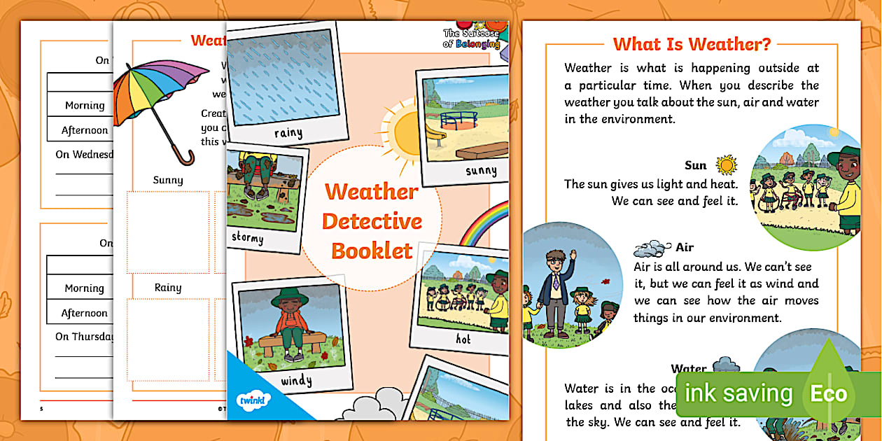 The Suitcase of Belonging - Weather Detective Booklet