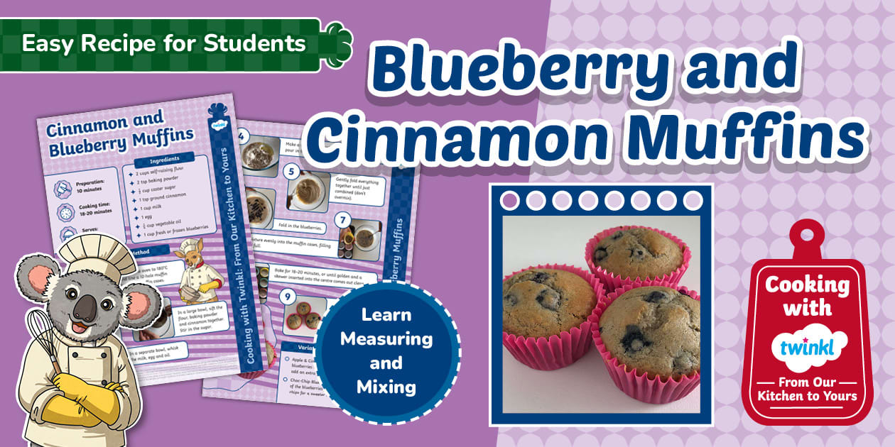 Cinnamon and Blueberry Muffins Recipe