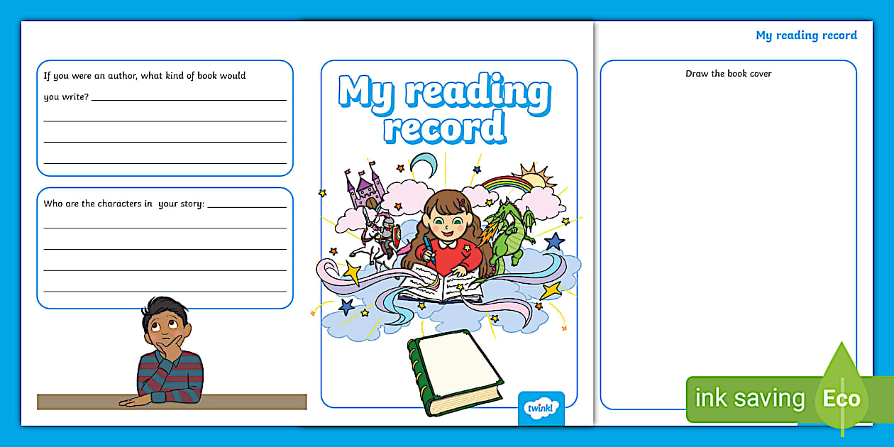 Reading Record Booklet (teacher made) - Twinkl