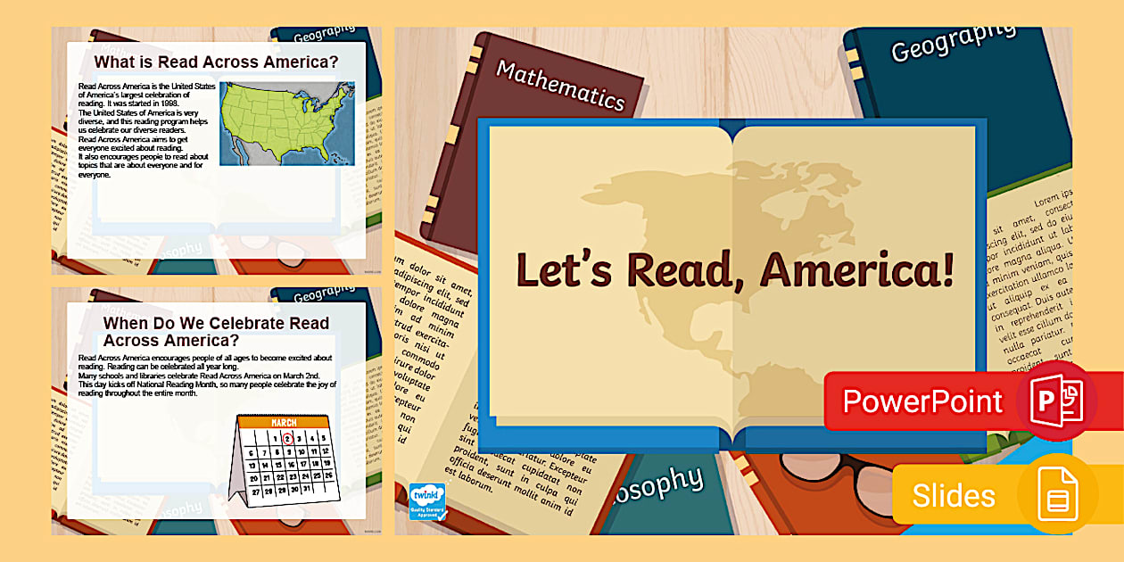 Let’s Read, America! PowerPoint for Grades 6-8 | Twinkl USA