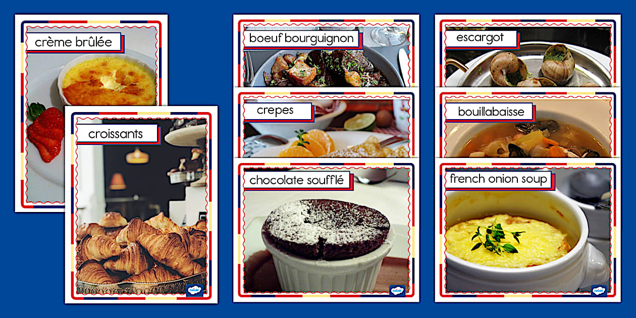 French Food Photos (Teacher-Made) - Twinkl