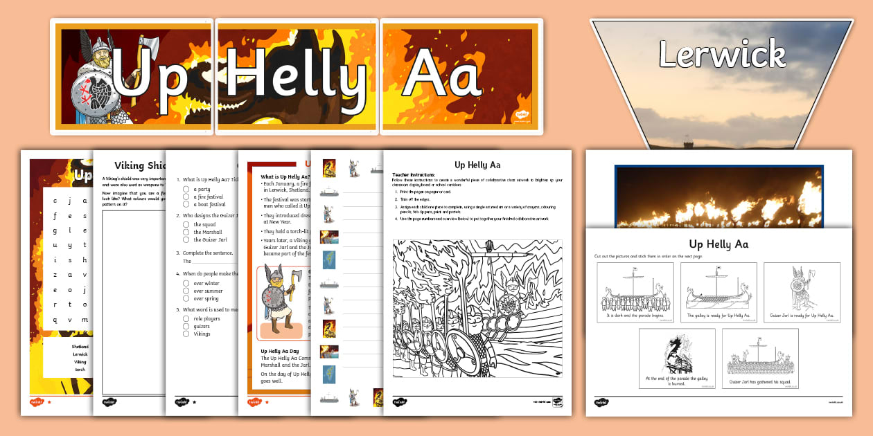 All About Up Helly Aa Resource Pack (teacher made) - Twinkl
